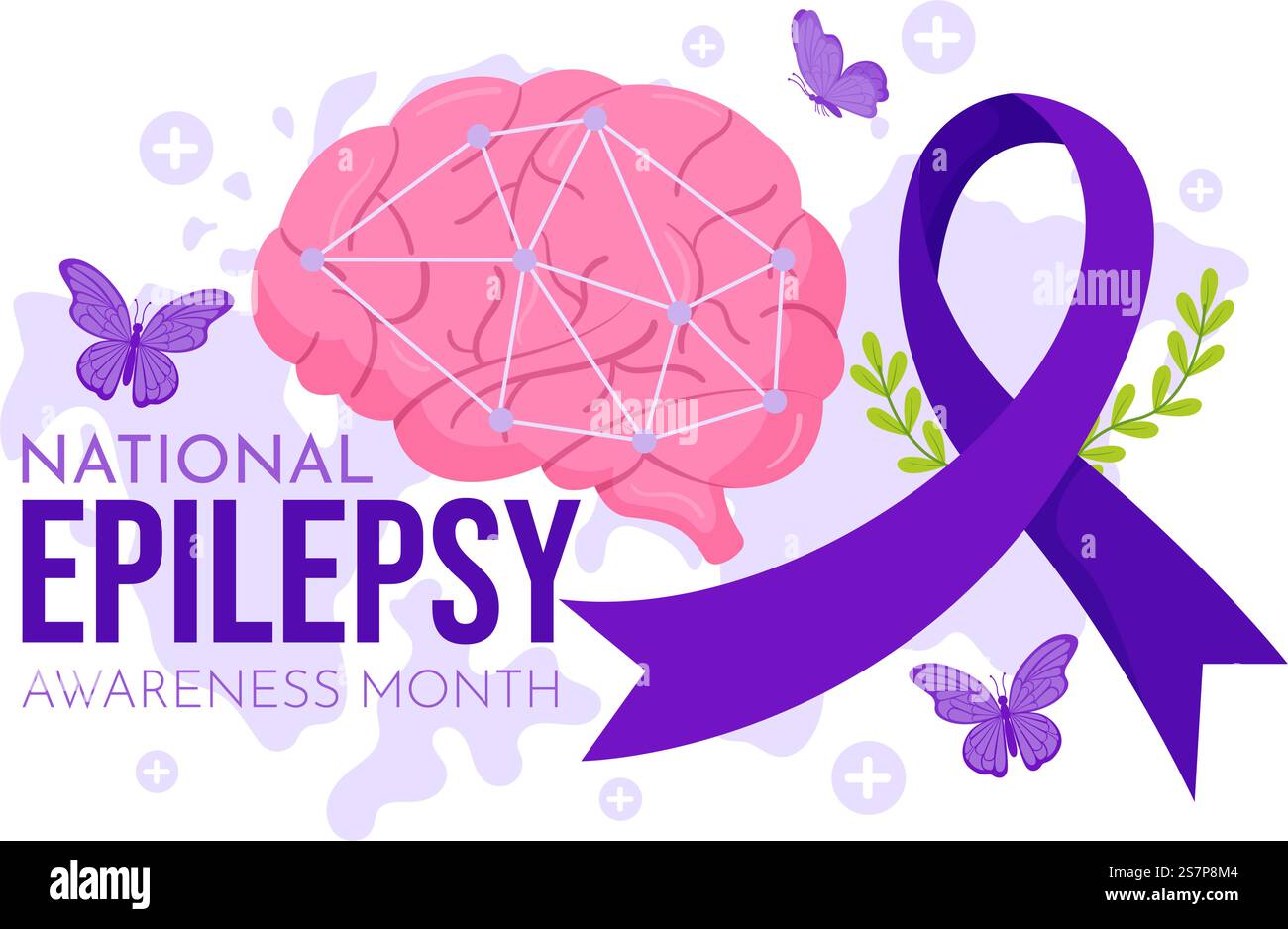 Epilepsy Awareness Month Vector Illustration is Observed Every Year in ...