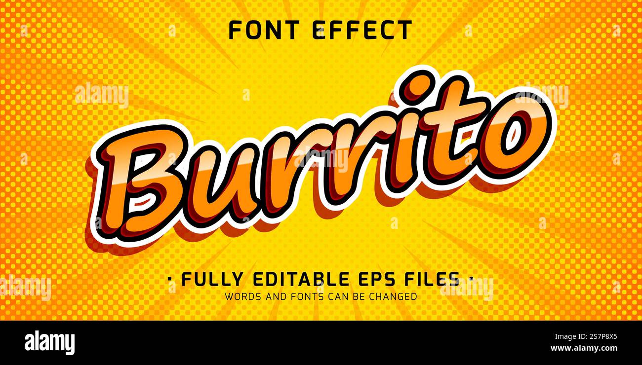 editable vector text effect Stock Vector Image & Art - Alamy