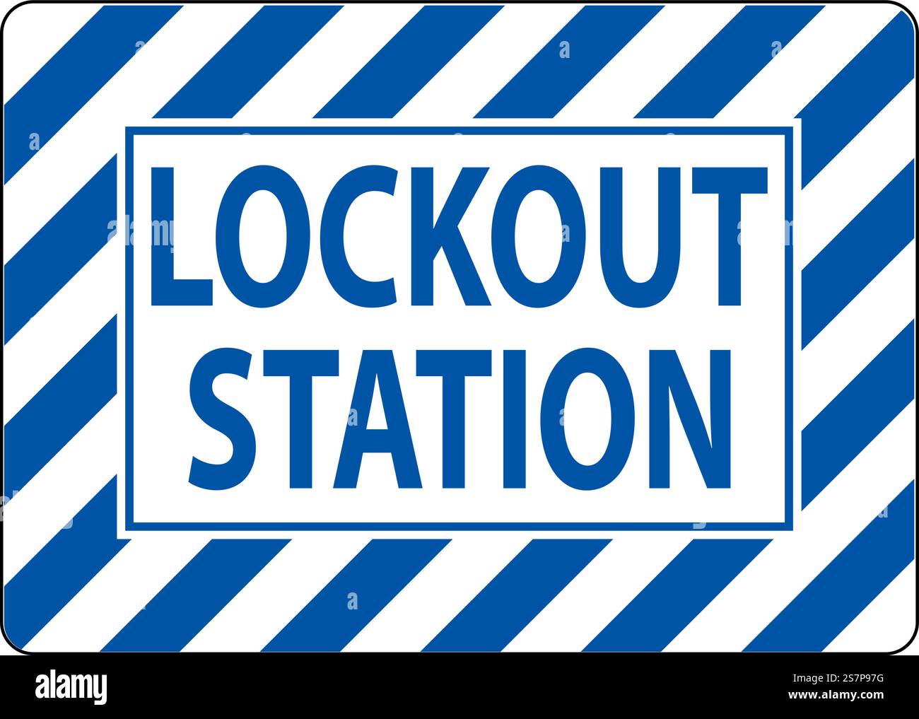 Lockout Station Sign, Lockout Station Stock Vector Image & Art - Alamy