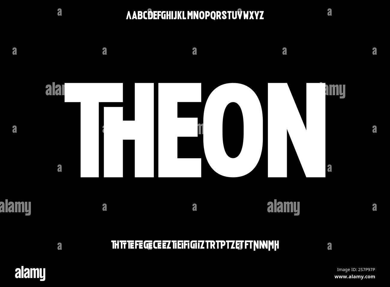 Modern sans serif display font vector design suitable for logo, headline, poster and many more ...