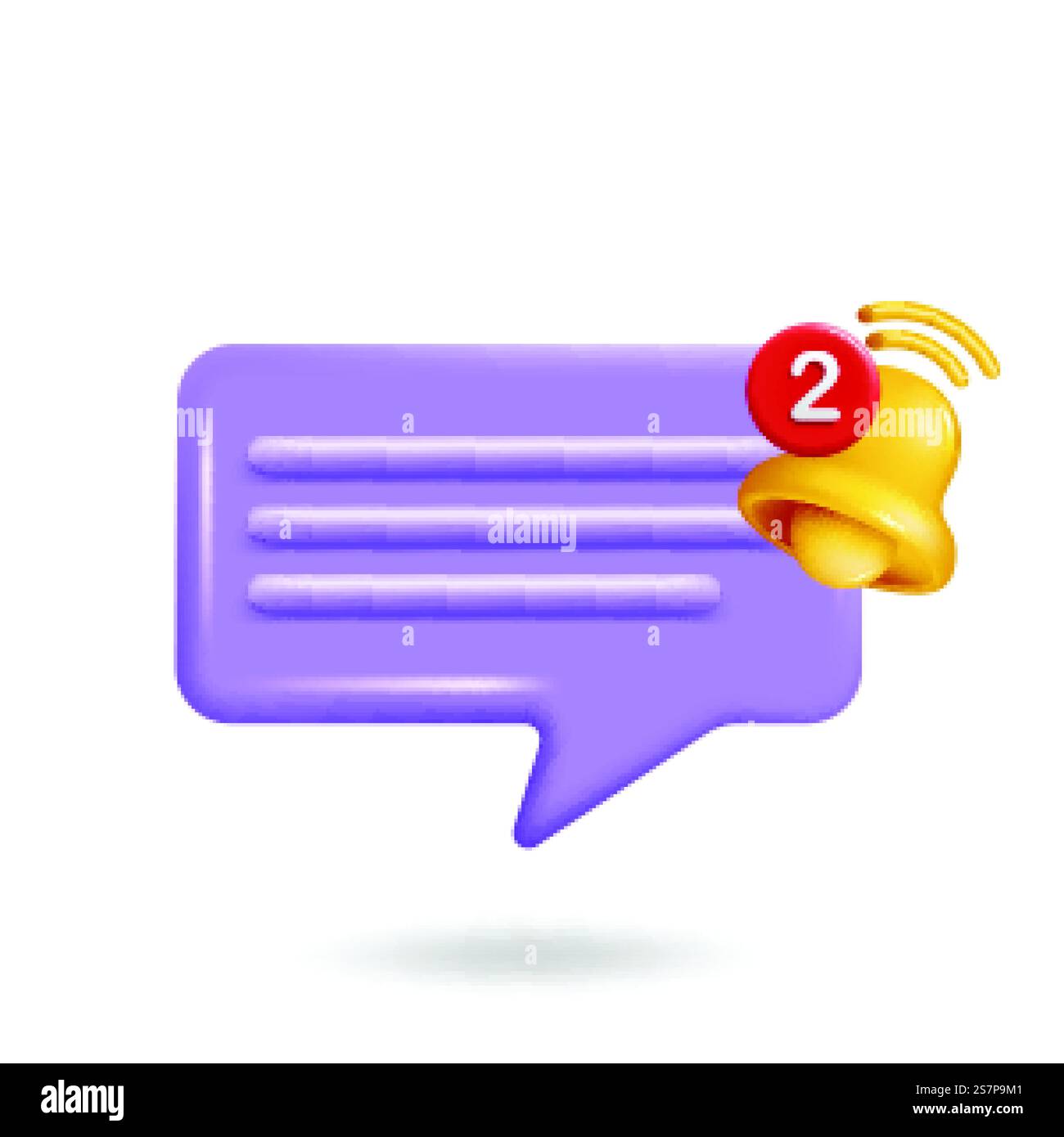 Bubble bell icon design Stock Vector Images - Alamy