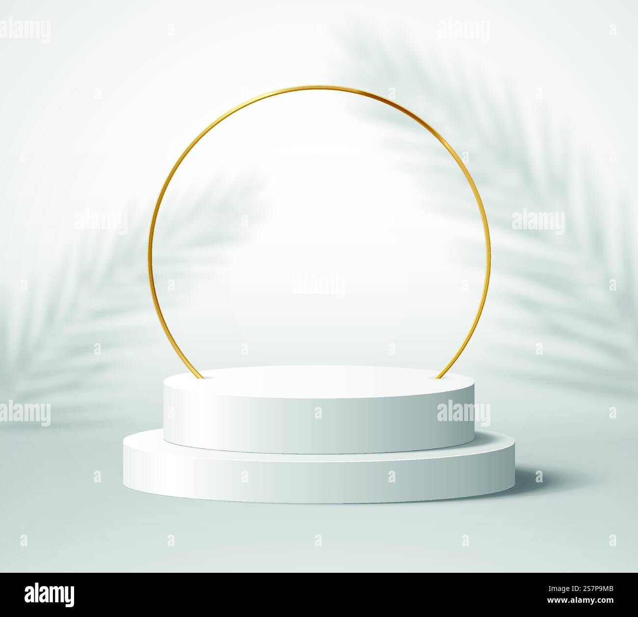 Round stage podium isolated. Stage platform. Vector blank showcase ...