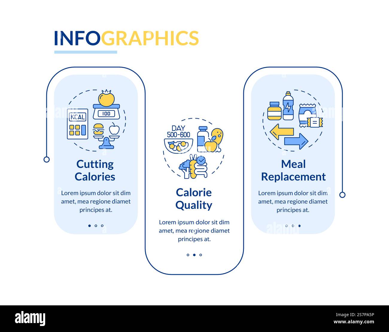 Diet organization rectangle infographic vector Stock Vector Image & Art ...