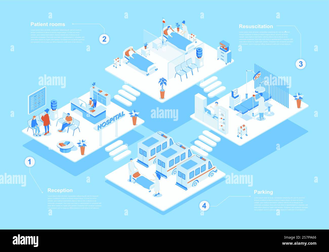 In process resuscitation in hospital Stock Vector Images - Alamy