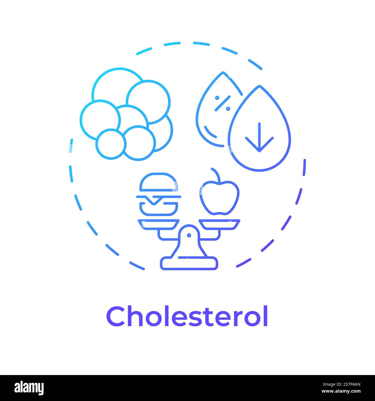 Cholesterol molecules Stock Vector Images - Alamy