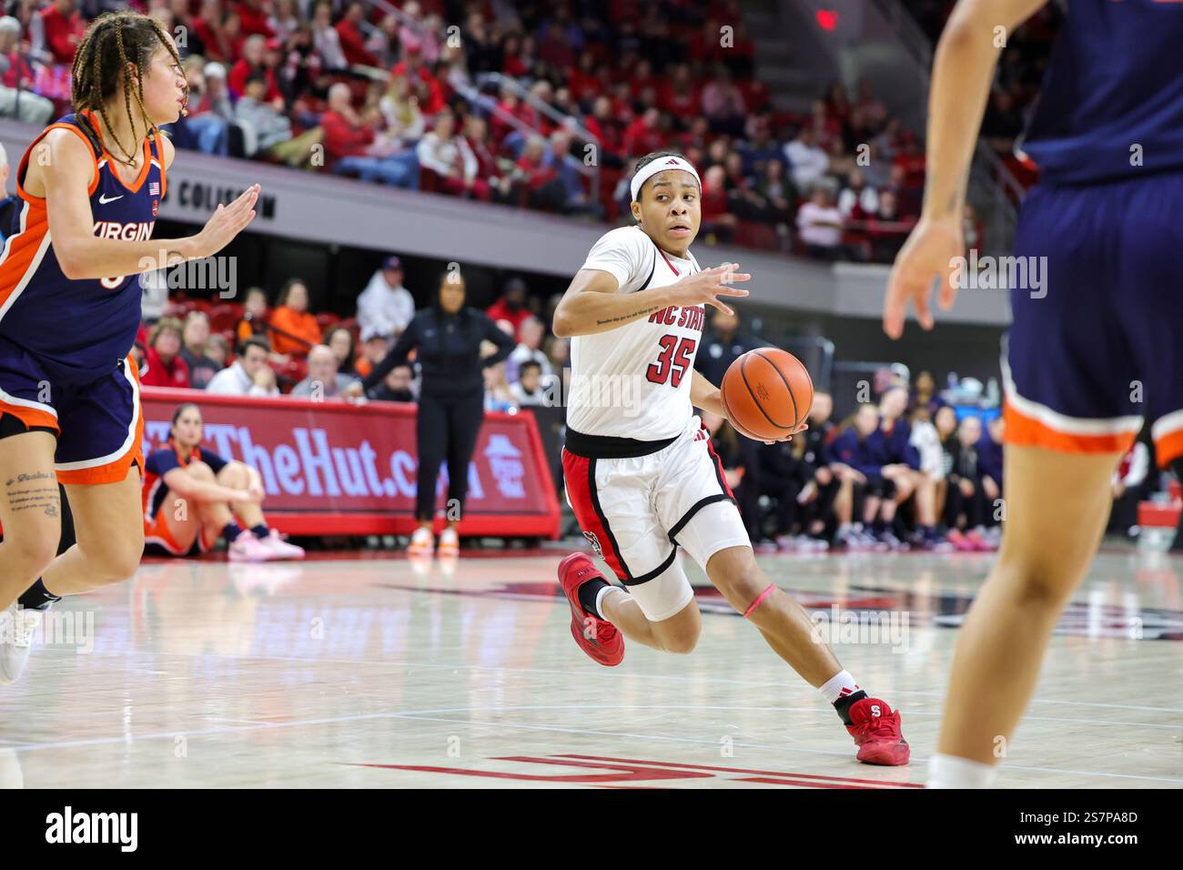 Raleigh, North Carolina, USA. 19th Jan, 2025. NC State Wolfpack guard ...