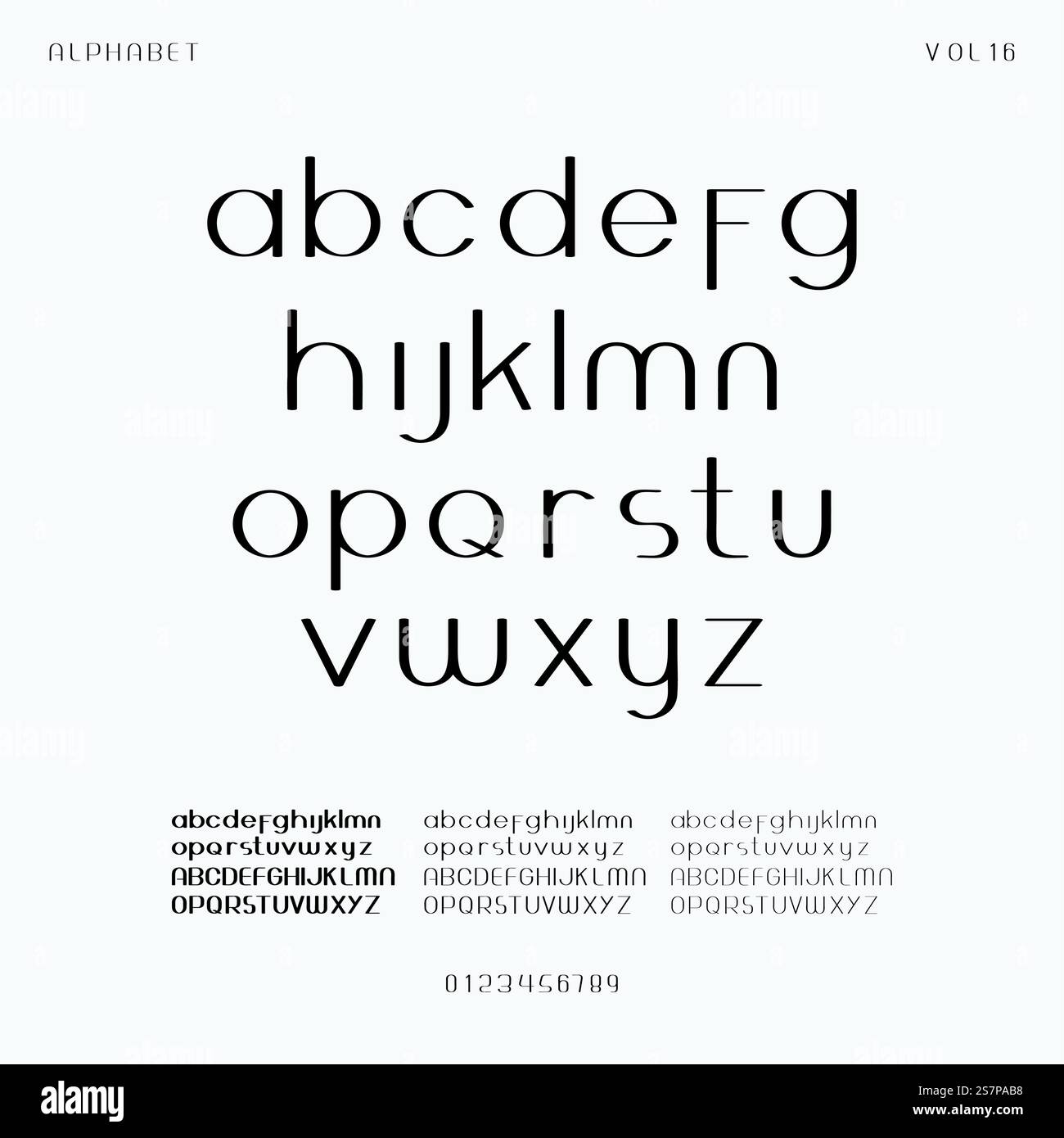 Elegant minimalis Modern alphabet letter or font. casual typography ...