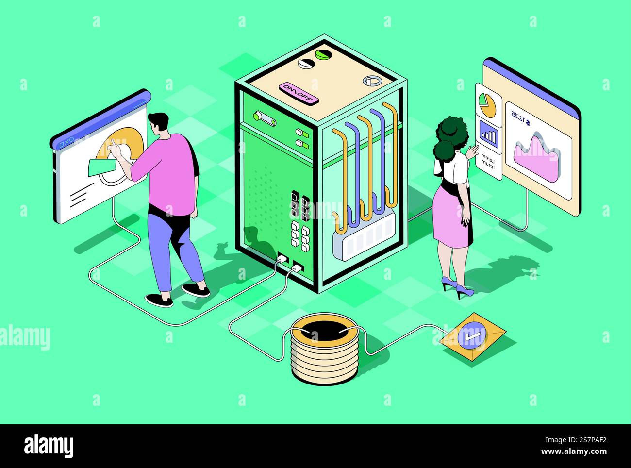 Data centre network diagram Stock Vector Images - Alamy