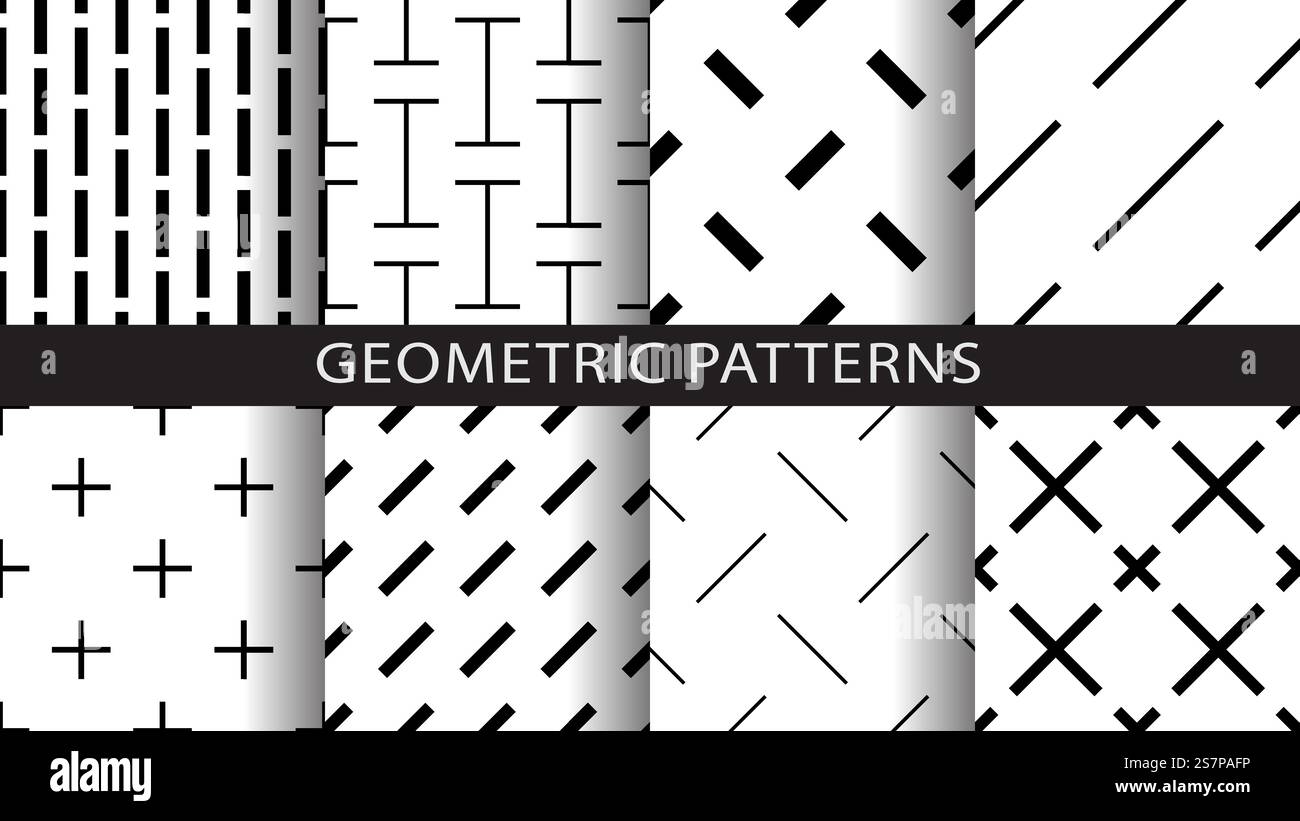 A set of geometric patterns Stock Vector Image & Art - Alamy