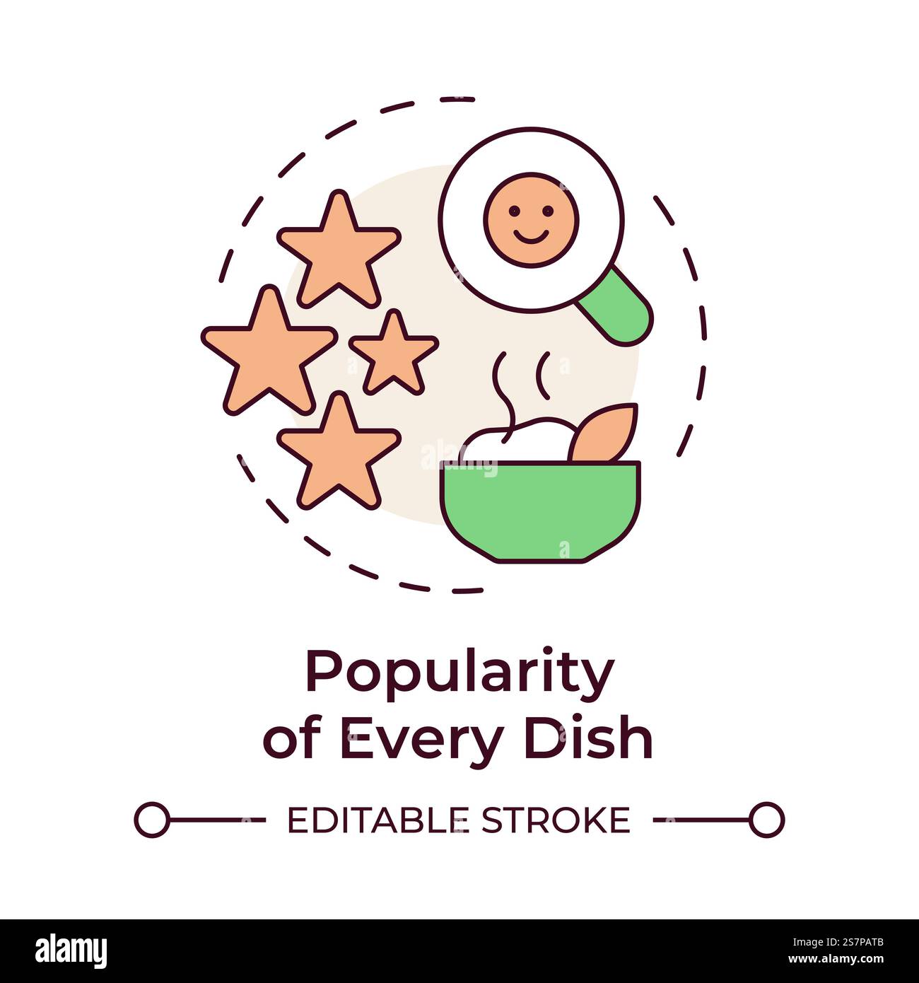 Menu engineering matrix multi color concept icon Stock Vector Image ...