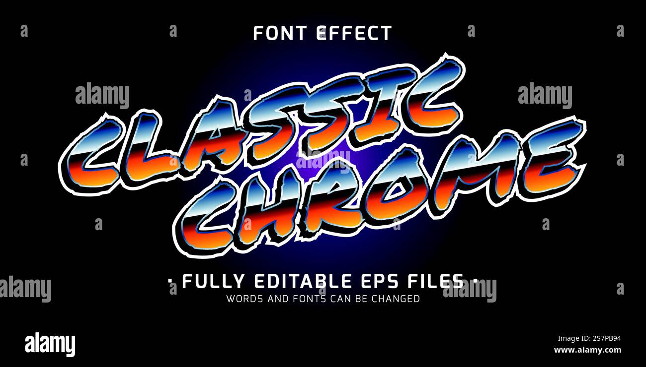 Editable font style Stock Vector Image & Art - Alamy