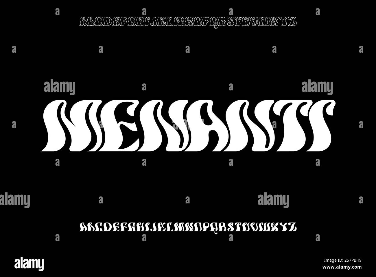 Stylish alphabet design, suitable for poster, cover album and creative ...