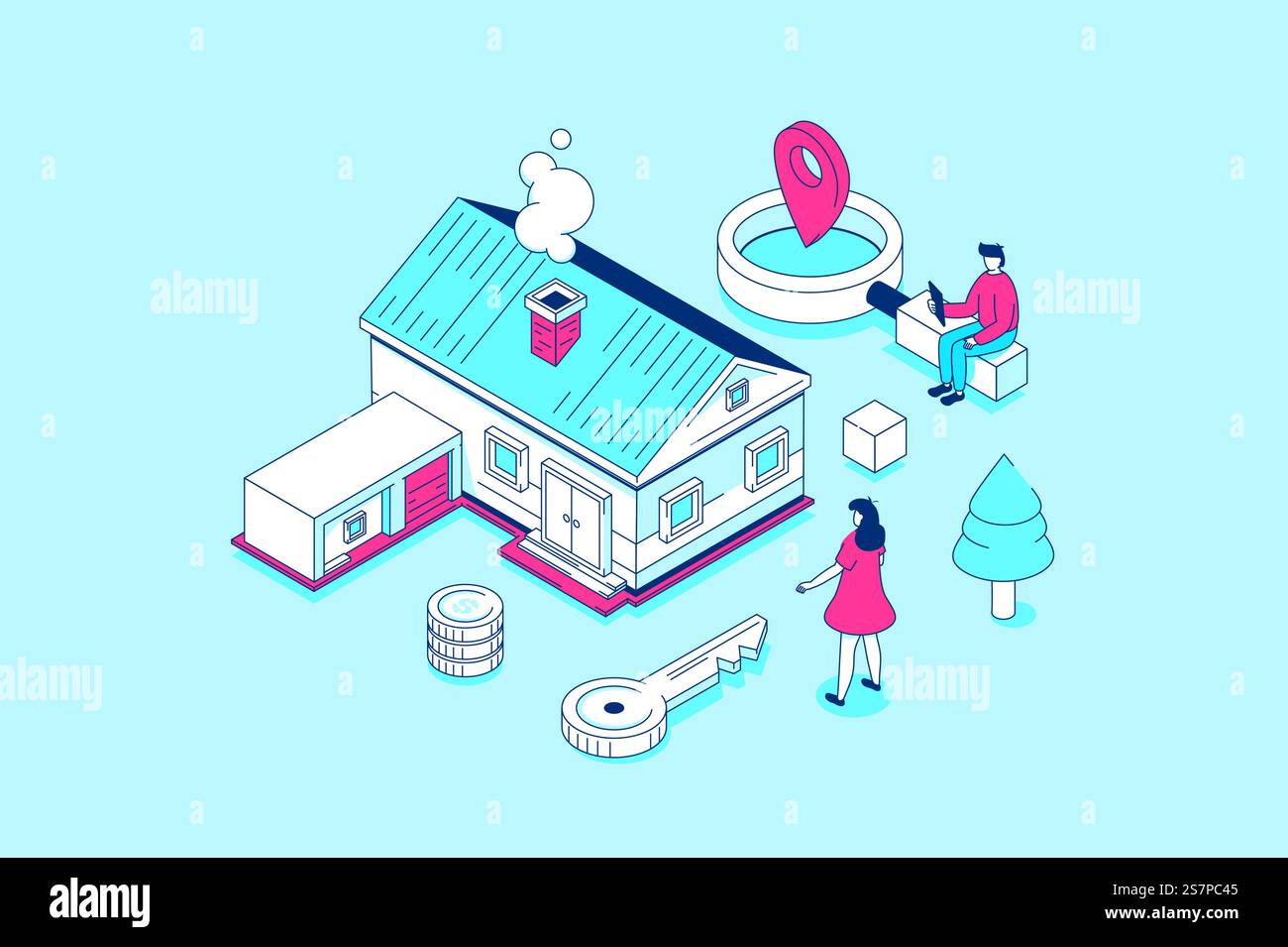 People researching at home Stock Vector Images - Alamy