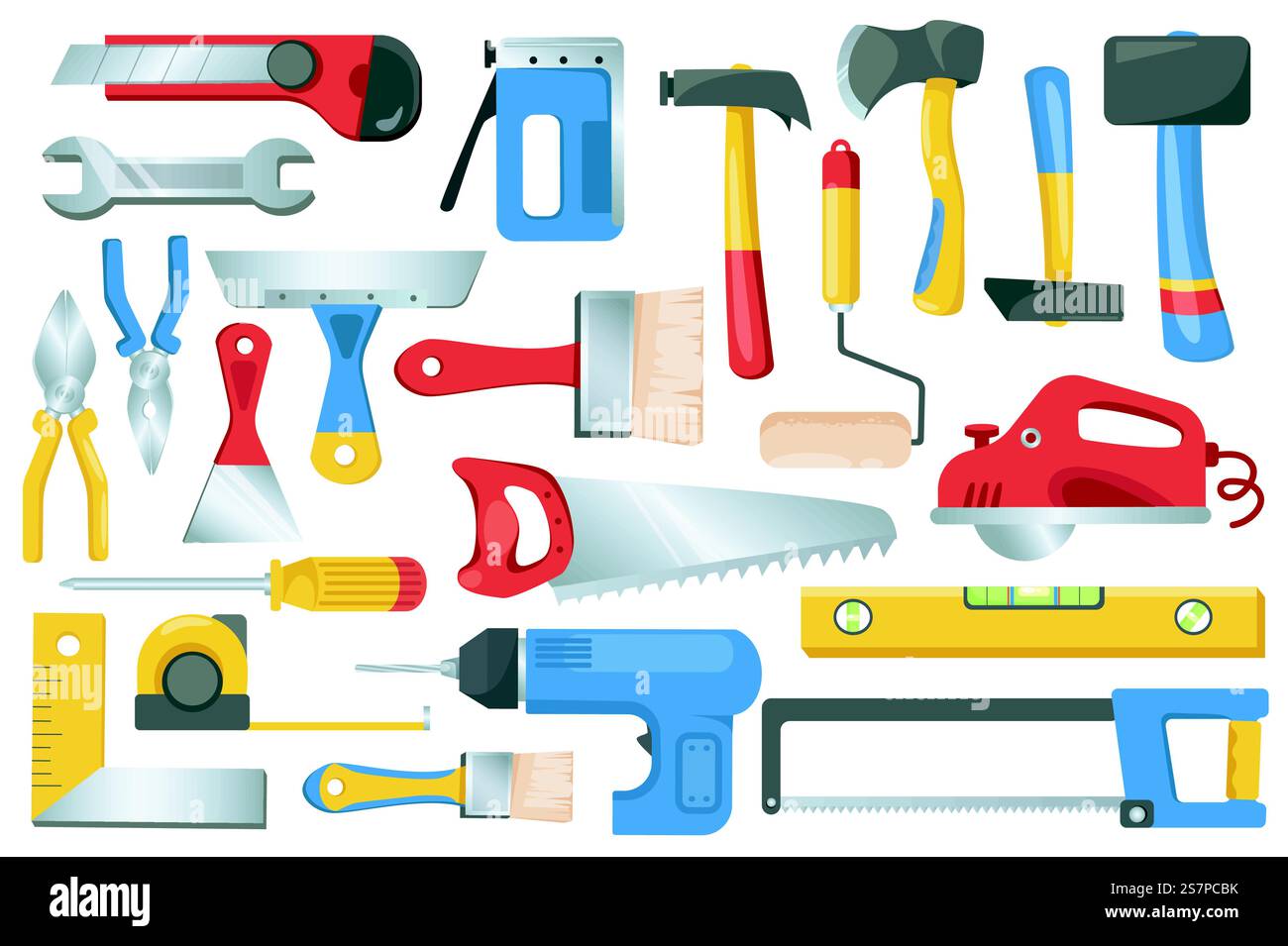 Tape measure building level Stock Vector Images - Alamy