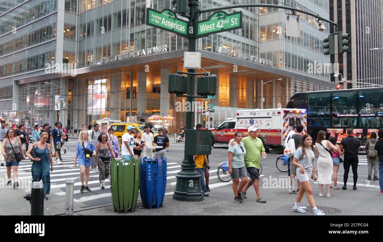 New York City, United States - 5 Sept 2023: NYFD Ambulance medical ...
