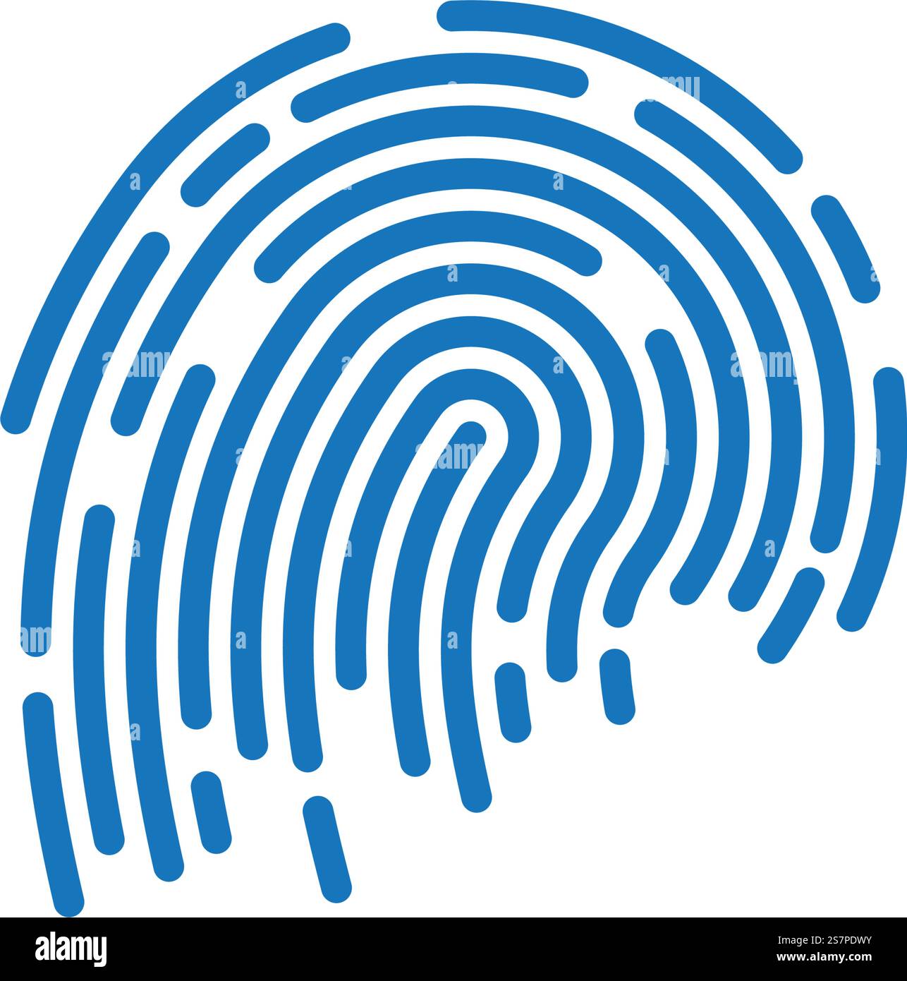 Fingerprint technology logo vector template Stock Vector Image & Art ...
