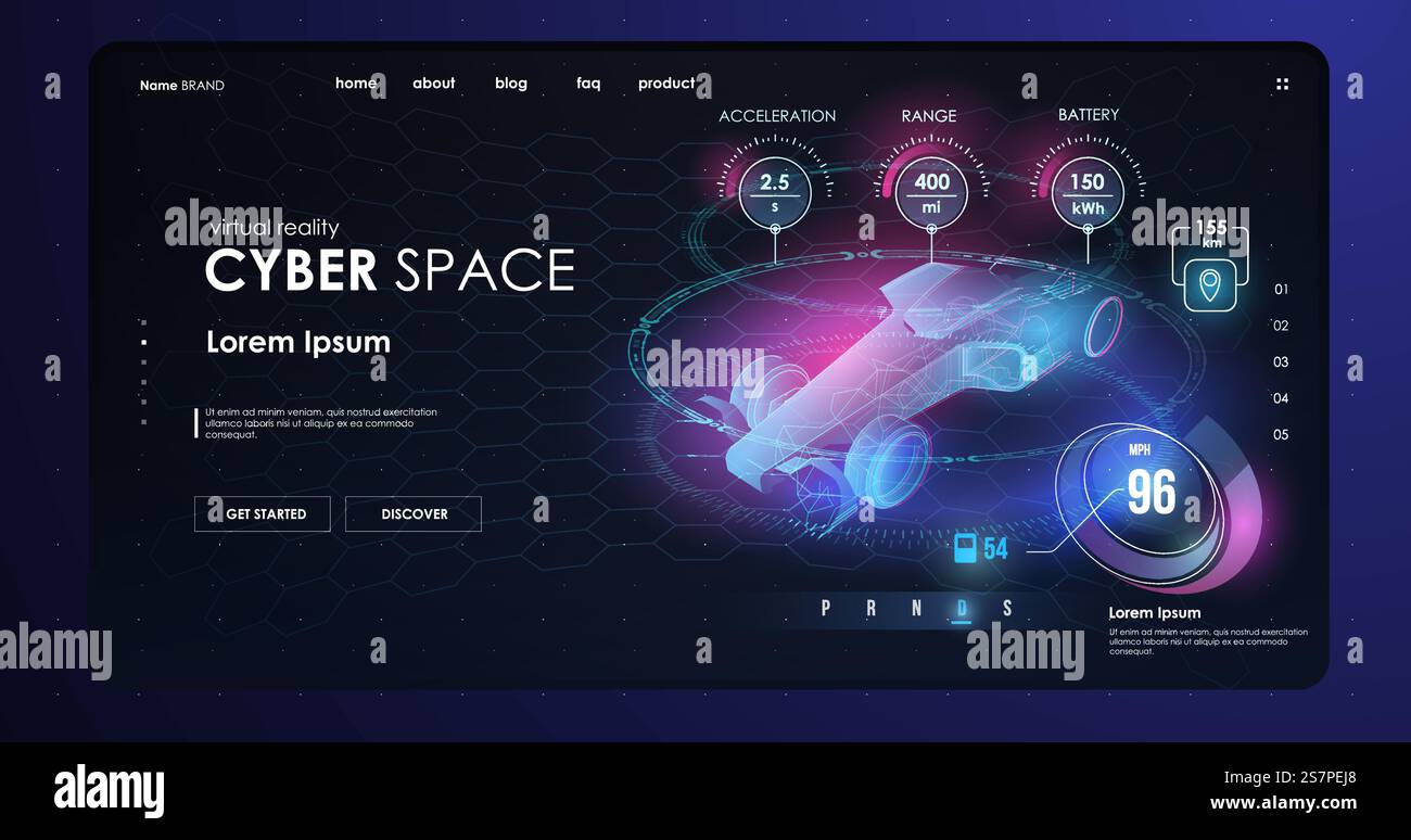 Success in competition, rase winner, business win concept. Car ...