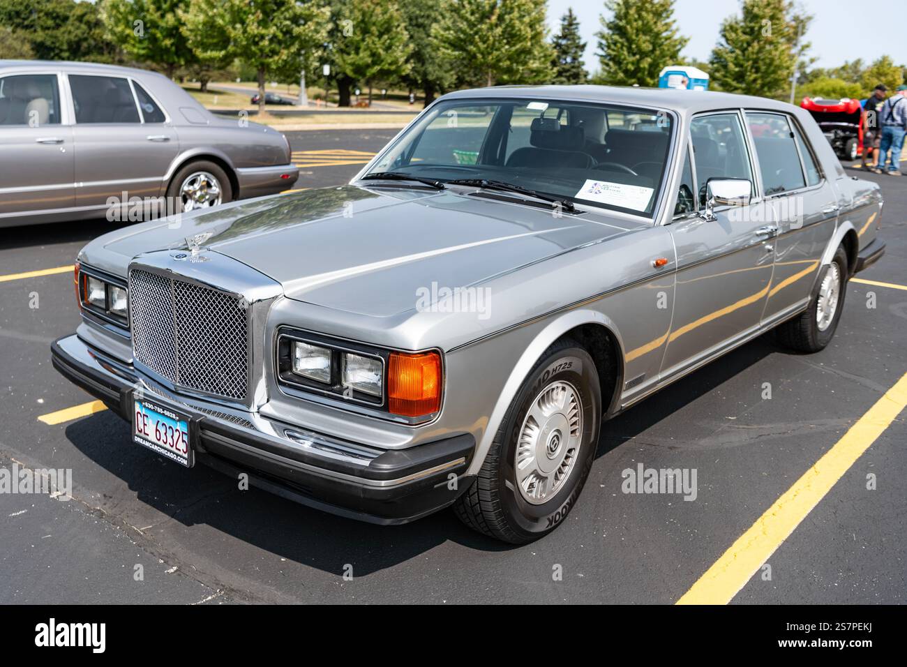 Chicago, Illinois, USA - September 08, 2024: Bentley Eight classic ...