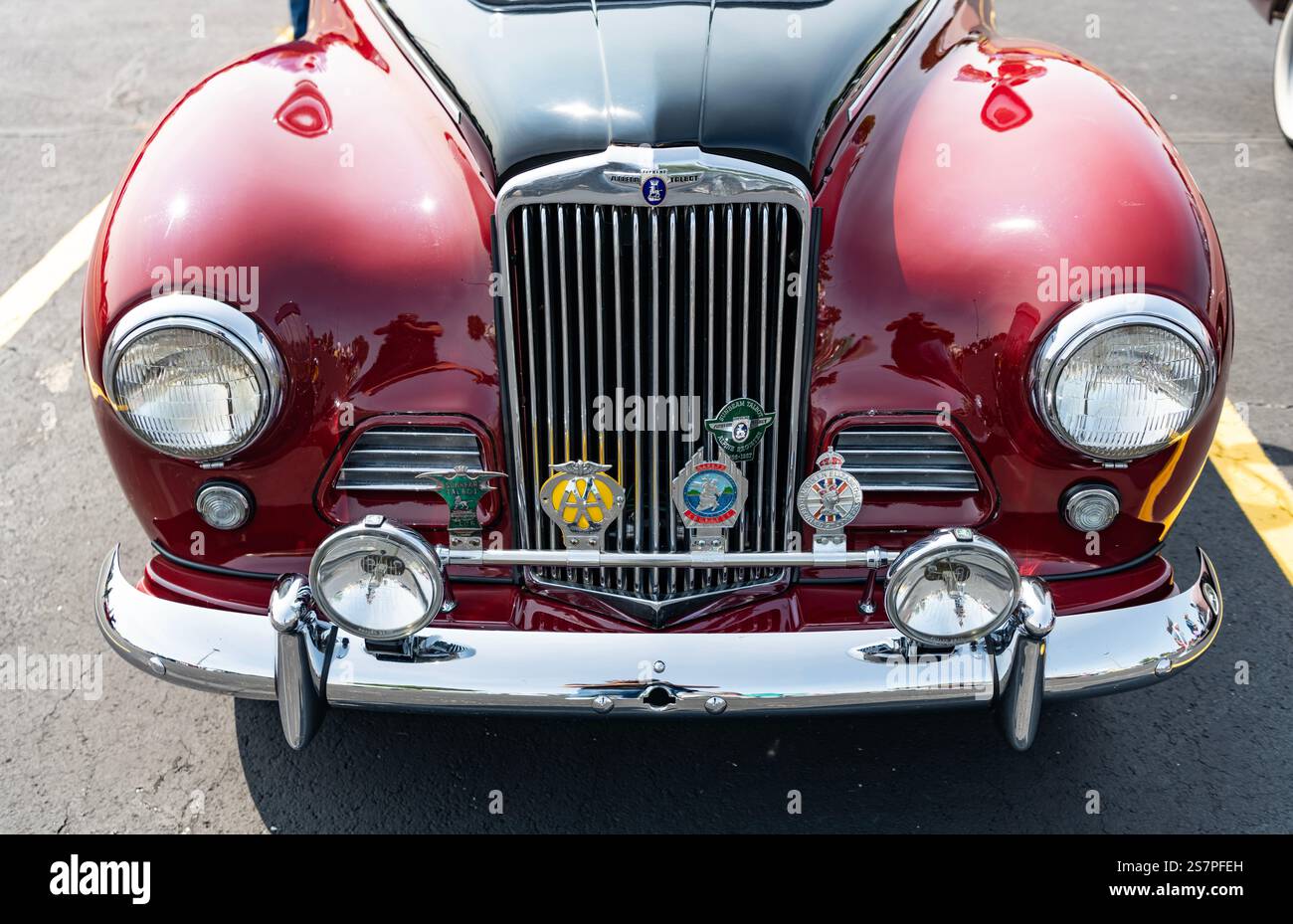 Chicago, Illinois, USA - September 08, 2024: 1951 Sunbeam Talbot Alpine ...