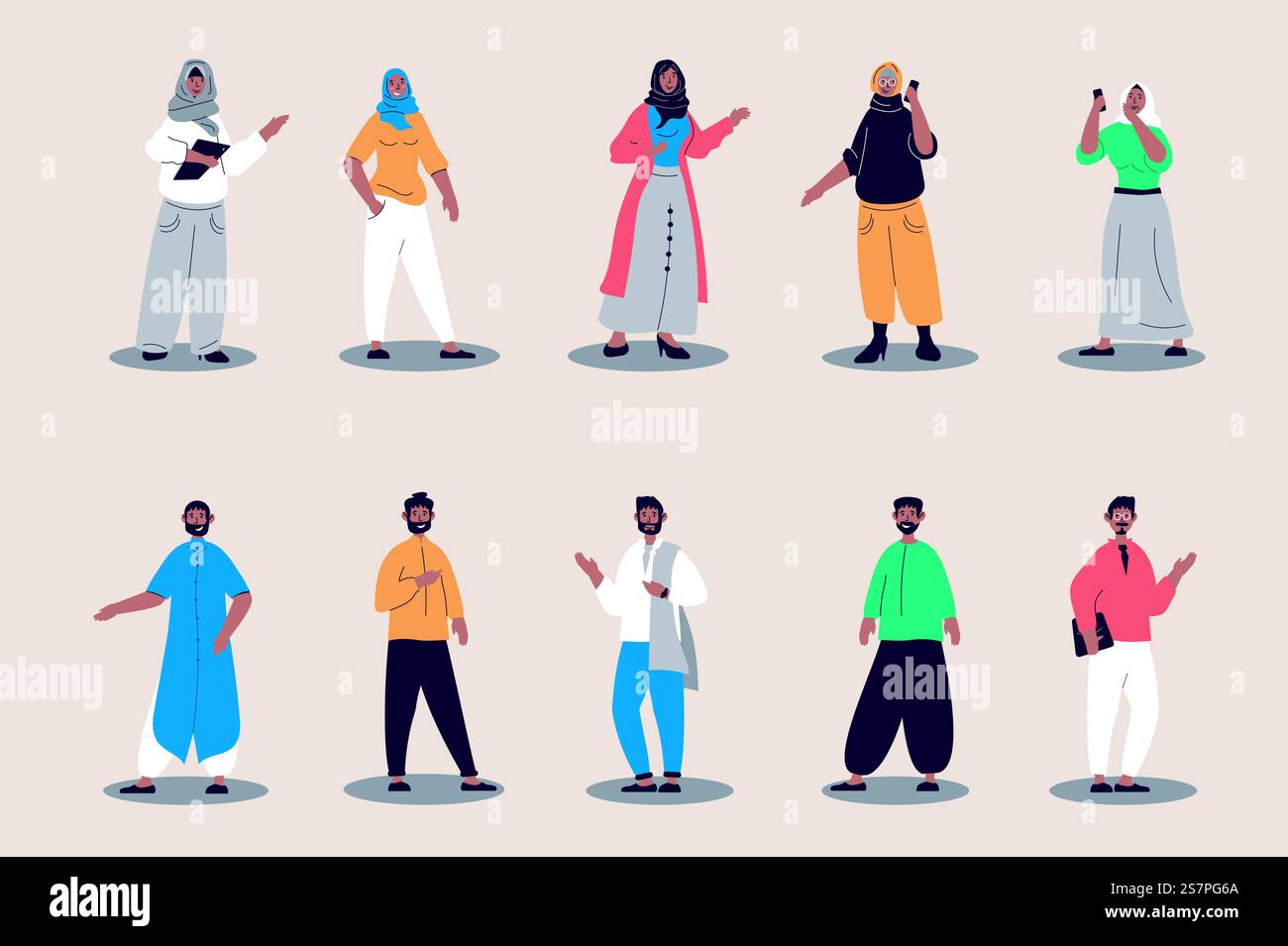 Happy group multicultural men Stock Vector Images - Alamy