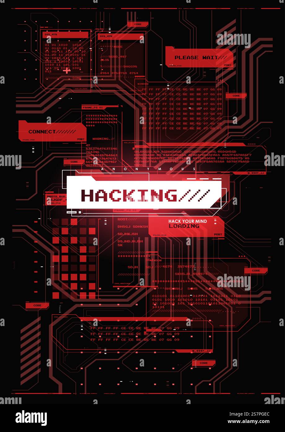 Terminal interface hacking program hi-res stock photography and images ...