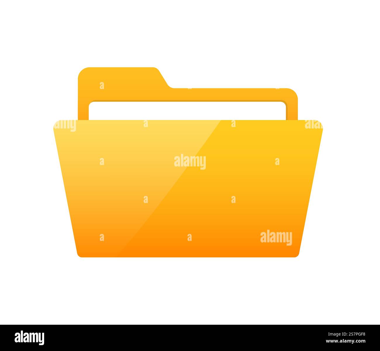 Flat folder icon vector illustration Stock Vector Image & Art - Alamy