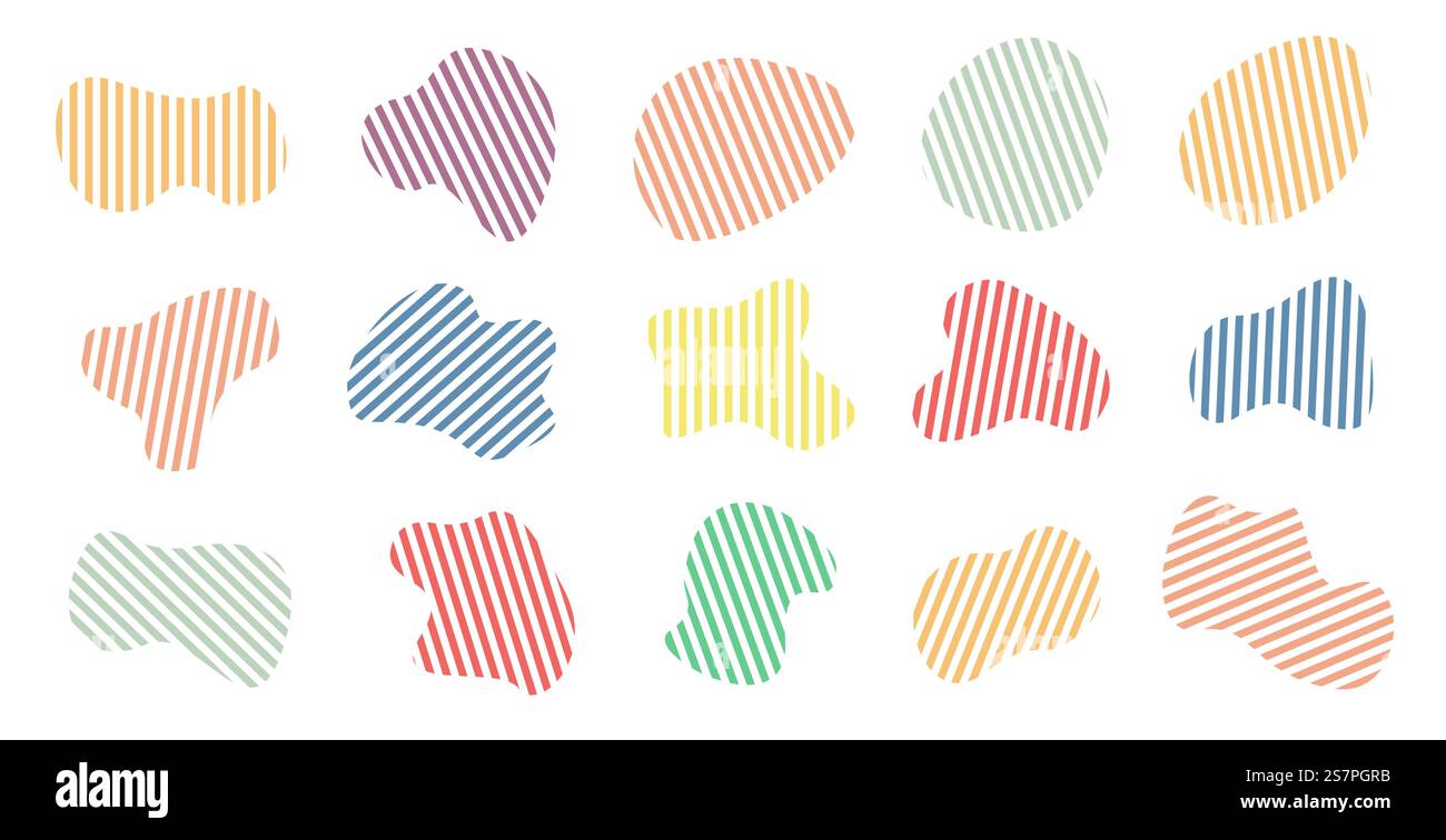 Flat design blobs Cut Out Stock Images & Pictures - Alamy