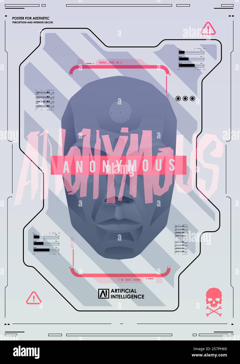 AI and technology concept. Abstract glowing colorful digital brain with circuit background ...