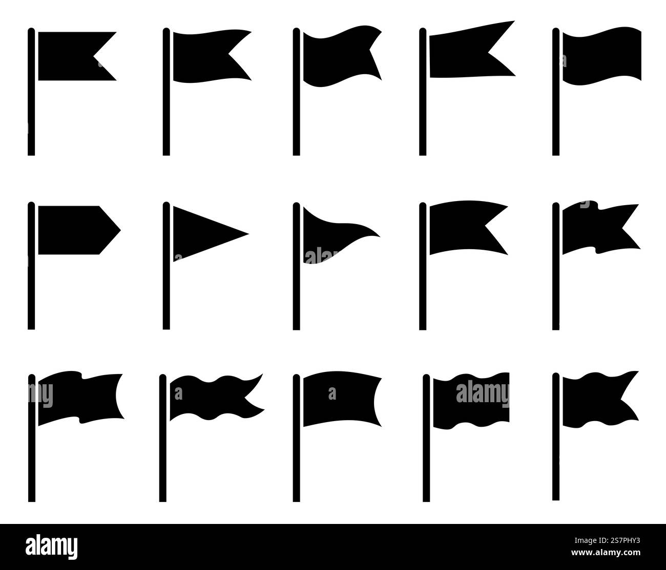 Flag graphic line Black and White Stock Photos & Images - Alamy