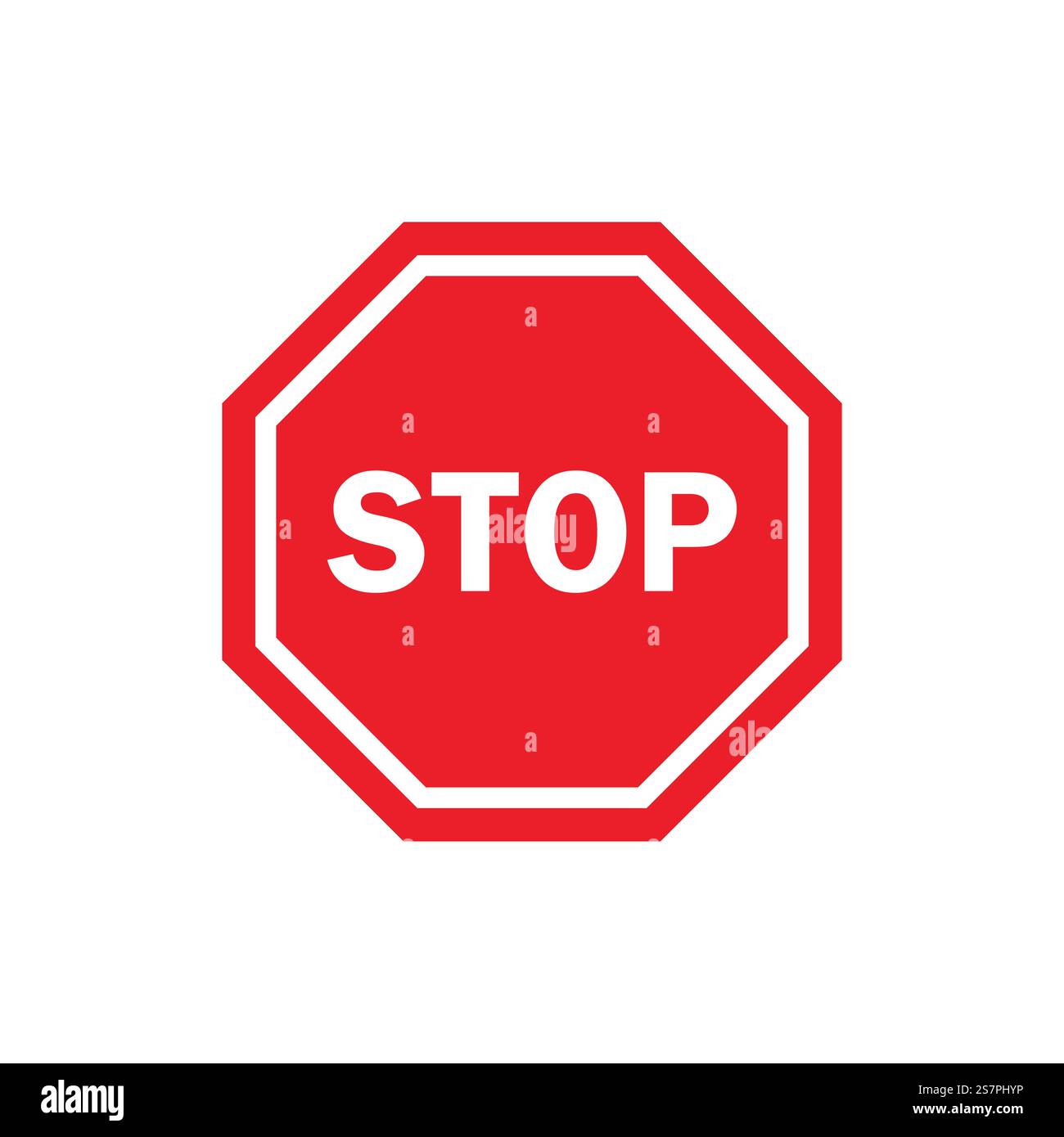 Stop sign icon. Stop icon. Vector illustration Stock Vector Image & Art ...