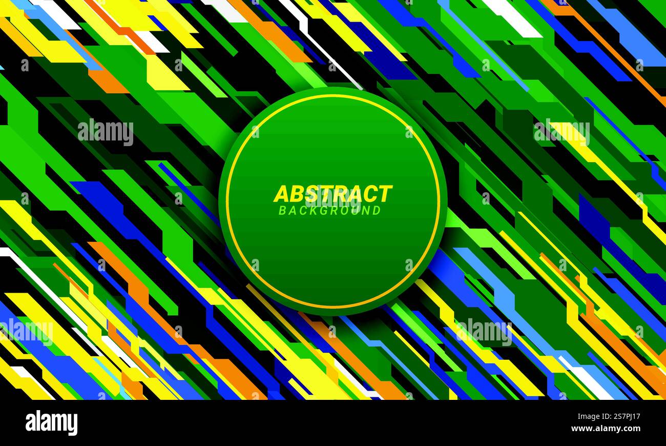 Vector abstract geometric background in Brazil color concept Stock ...