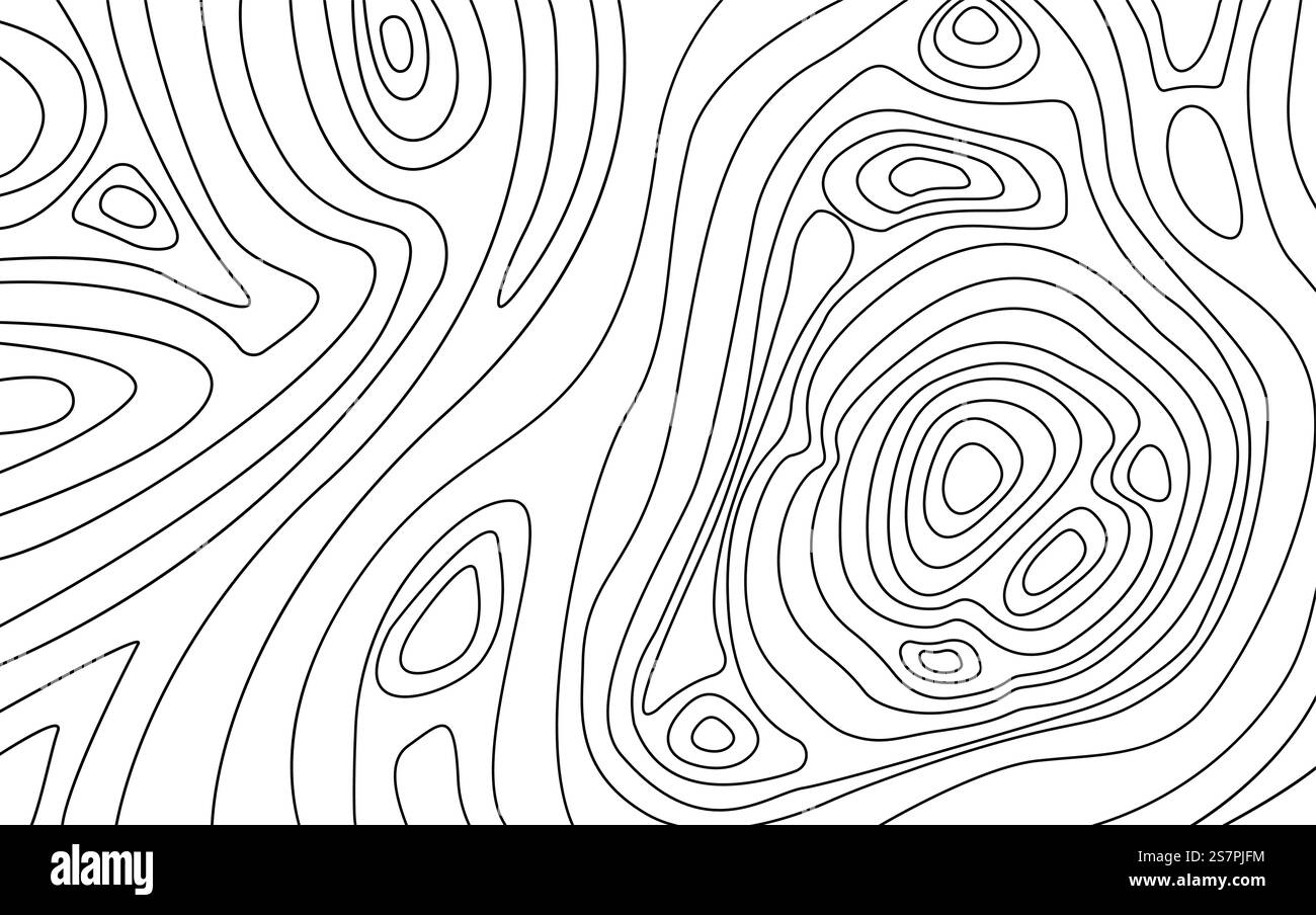Topographic map background copy Black and White Stock Photos & Images ...