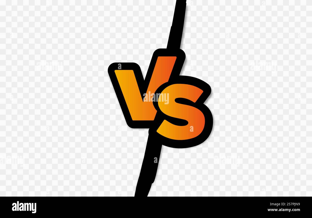 Versus icon vector image hi-res stock photography and images - Alamy