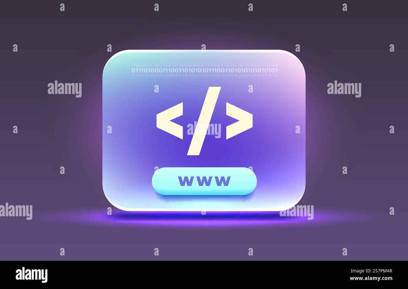 Browser frame info vector illustration webpage program hi-res stock ...