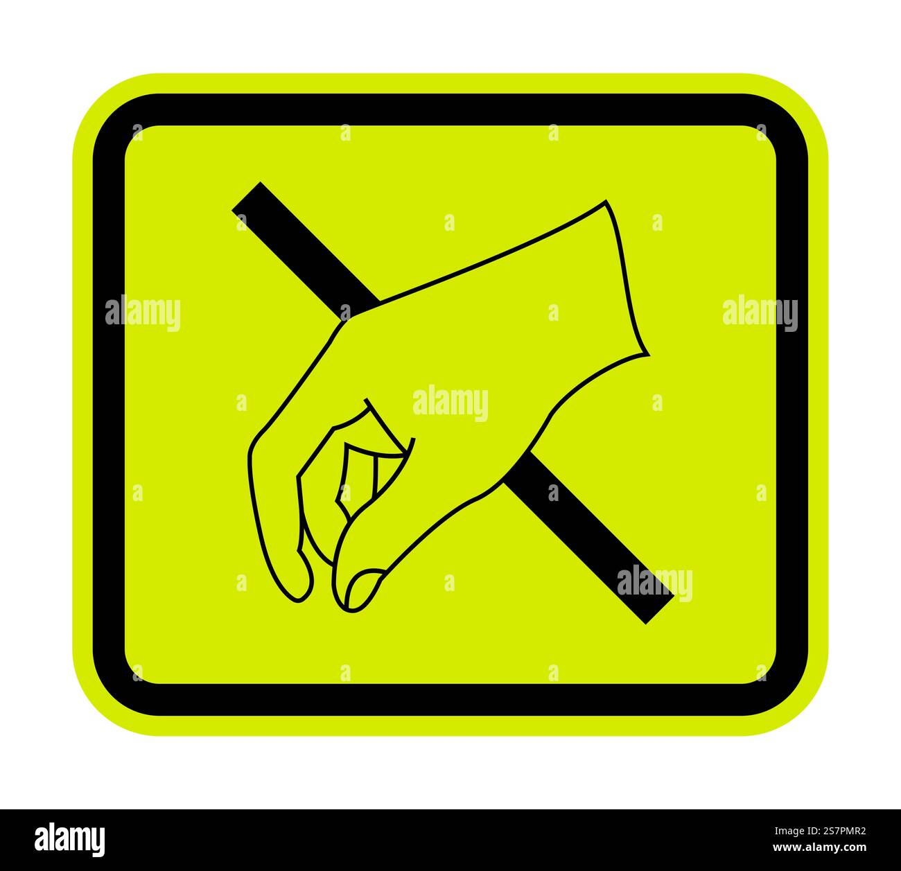 Warning Sign Static Sensitive Hazard Symbol Stock Vector Image & Art ...