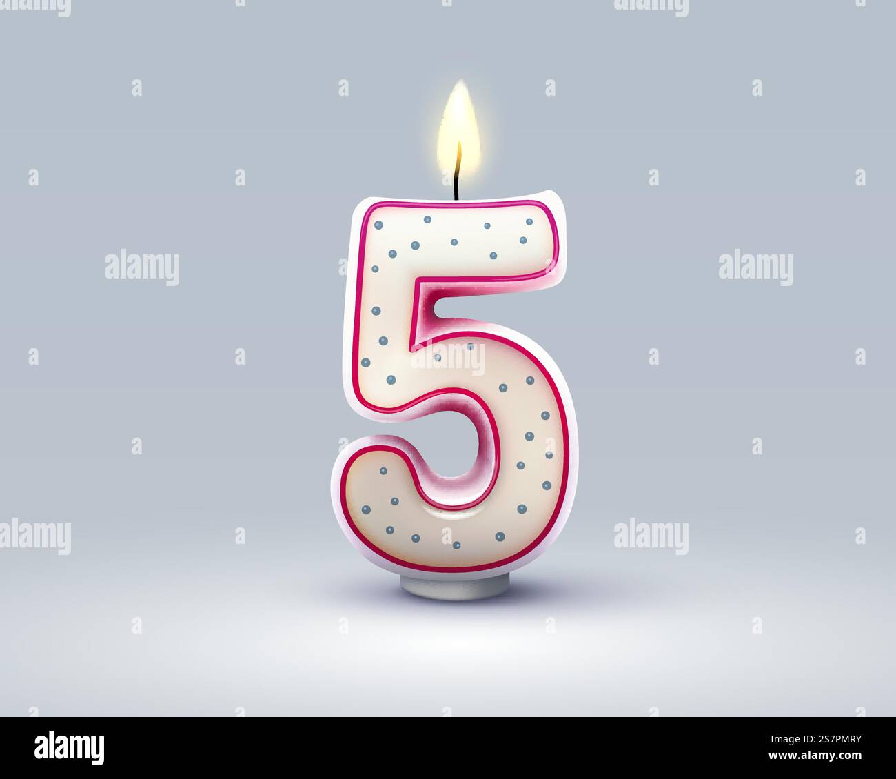 Happy Birthday years anniversary of the person birthday, Candle in the ...