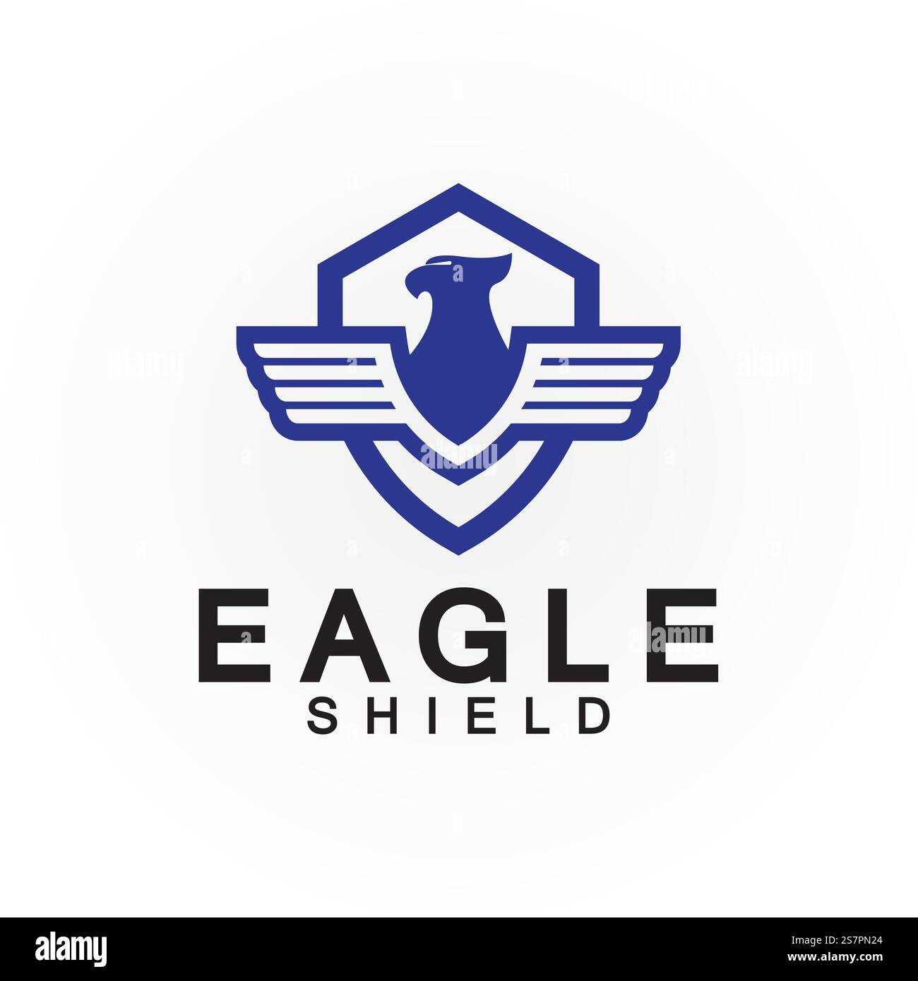 Eagle shield logo design, hawk head vector emblem logo element, bird ...