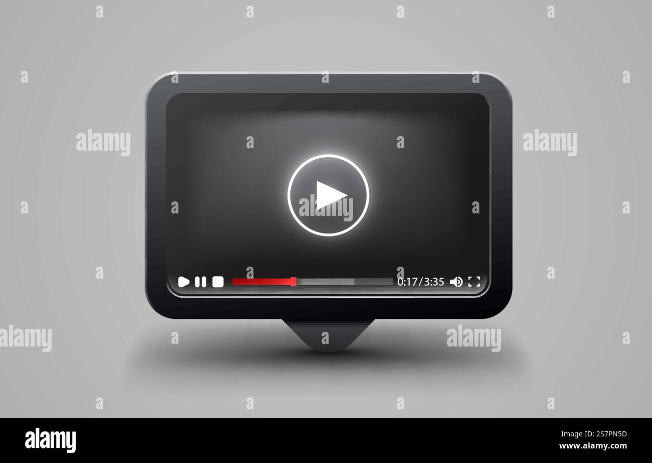 Frame landing page, Design internet video browser template. Windows ...