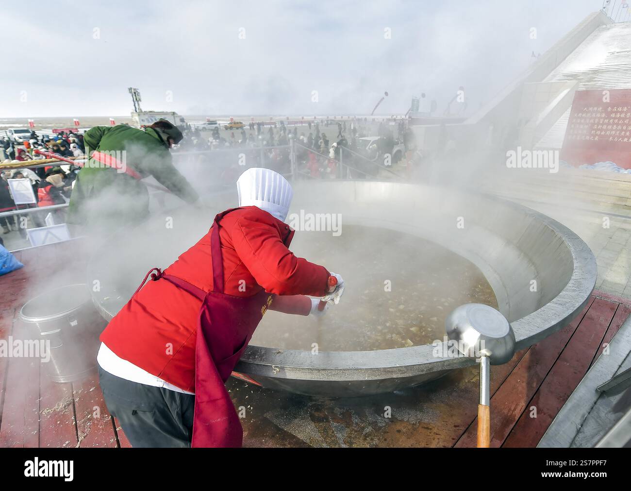 **CHINESE MAINLAND, HONG KONG, MACAU AND TAIWAN OUT** People celebrate ...