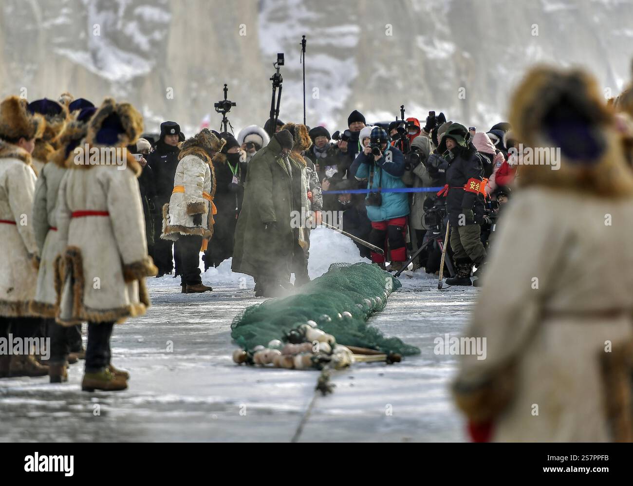 **CHINESE MAINLAND, HONG KONG, MACAU AND TAIWAN OUT** People celebrate ...