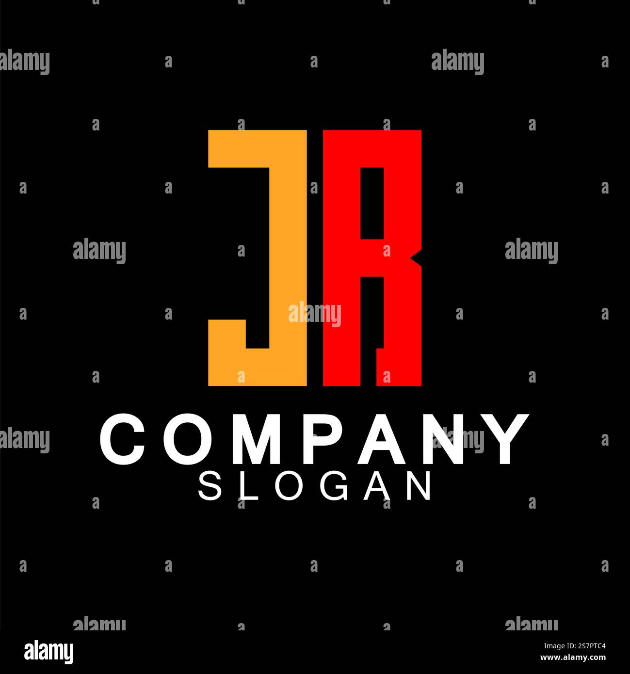 Alphabet Letters RJ or JR business logo design Stock Vector Image & Art ...