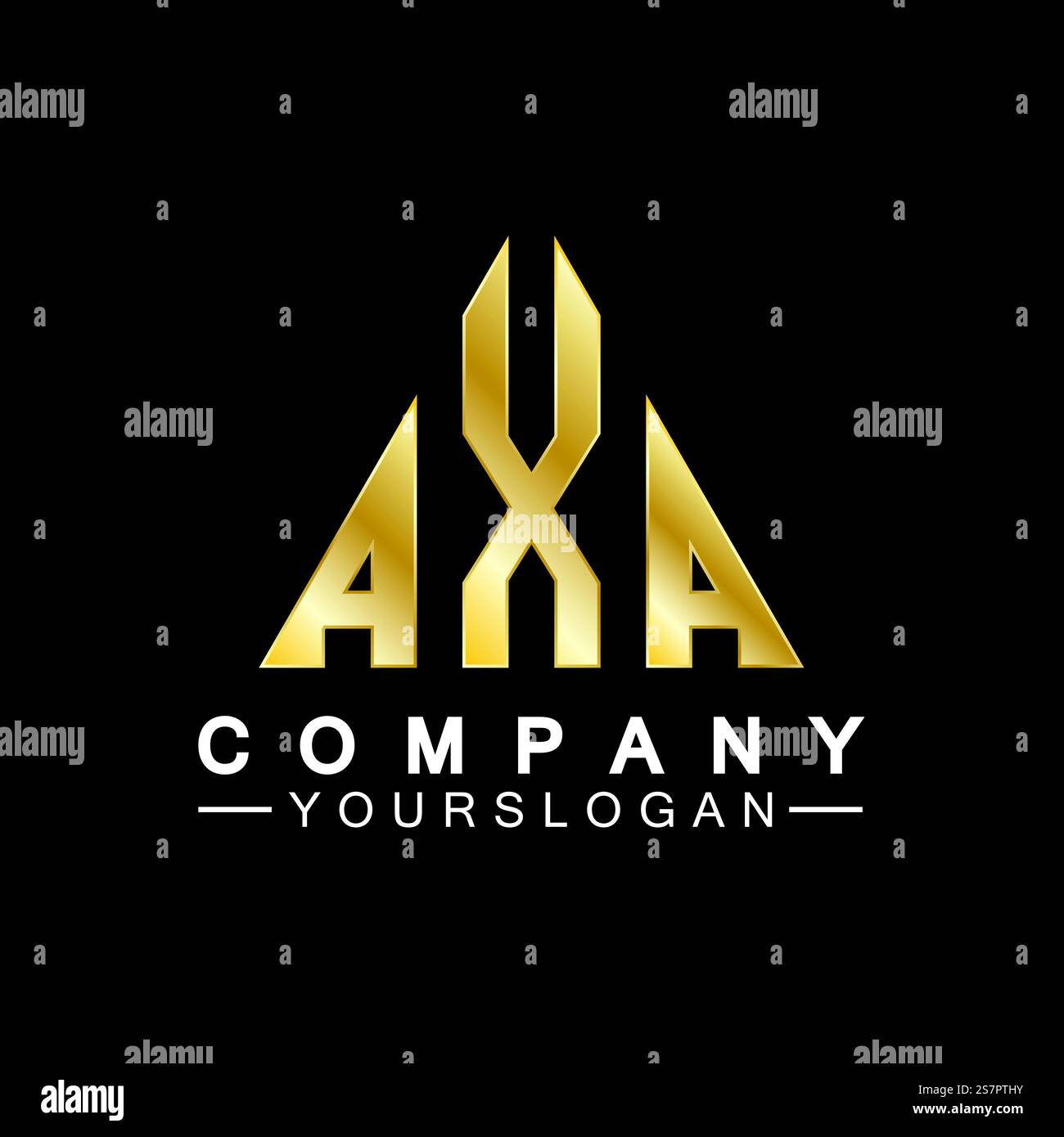 Axa logo design hi-res stock photography and images - Alamy