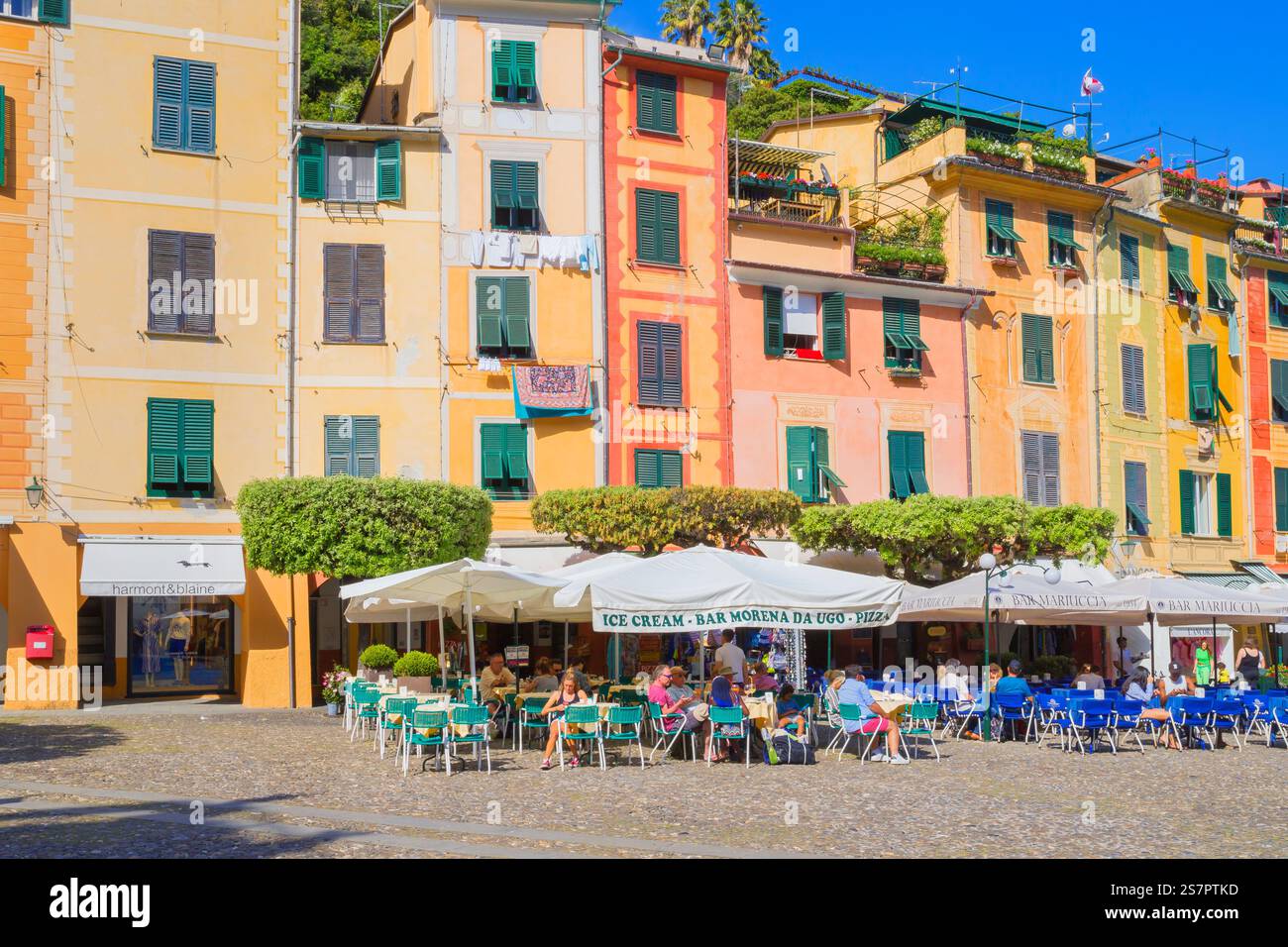 Piazza Martiri dell'Olivetta, Portofino, Liguria, Italy Stock Photo - Alamy