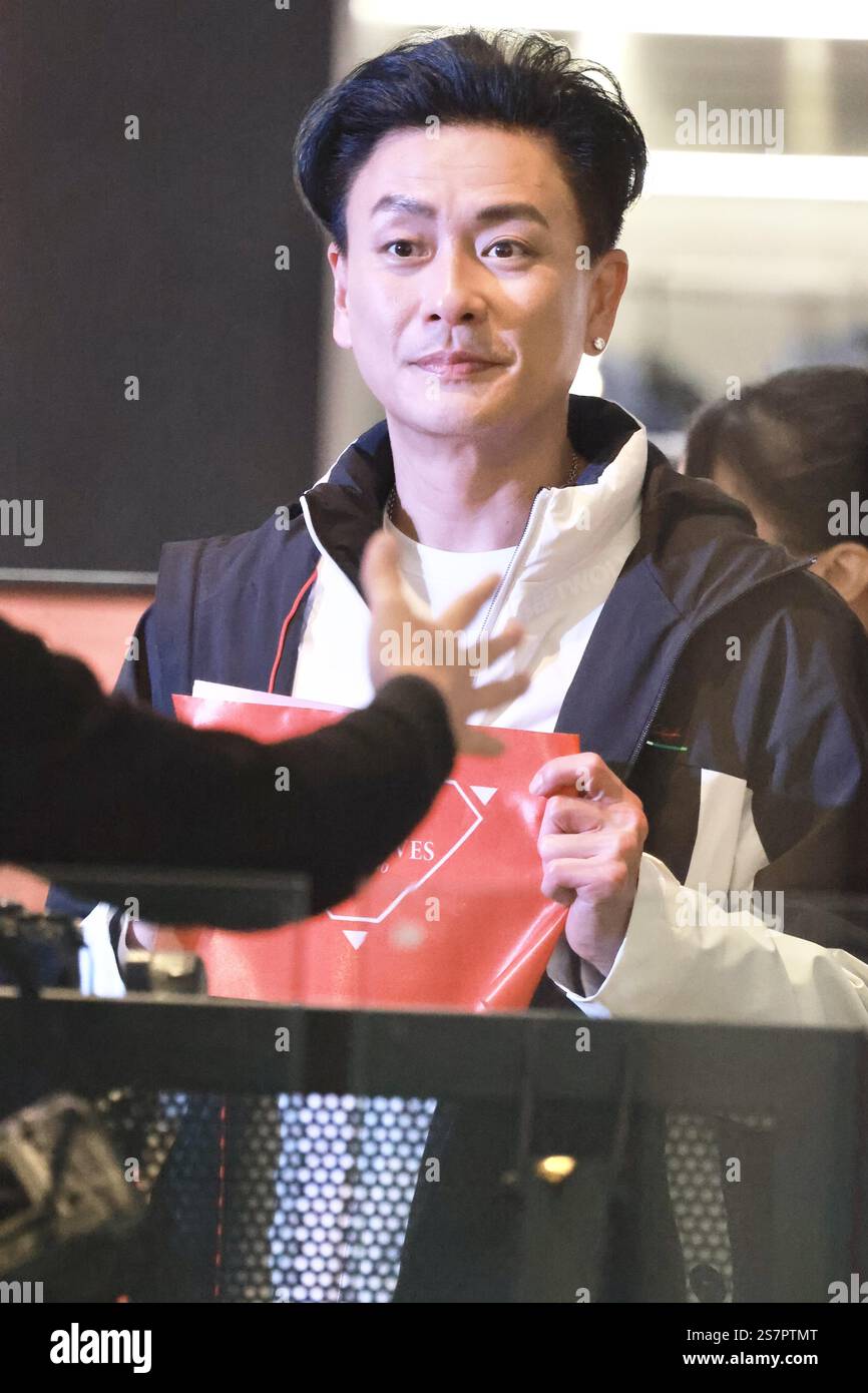 Hong Kong actor, singer, and entrepreneur Bosco Wong attends an ...