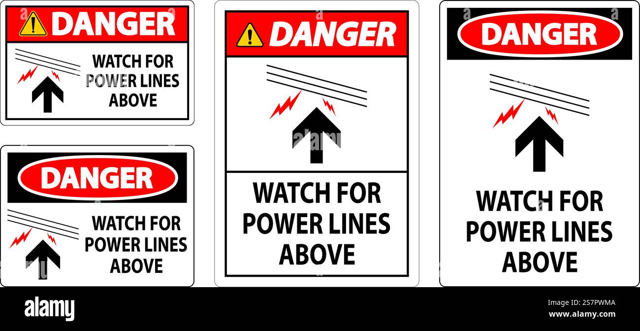Power lines down Stock Vector Images - Alamy