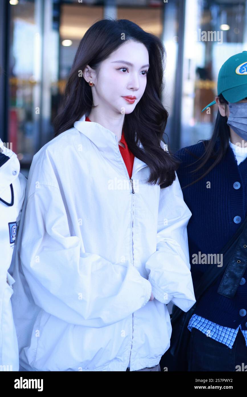 Chinese actress Gina Jin appears in Beijing, China, 17 January, 2025 ...