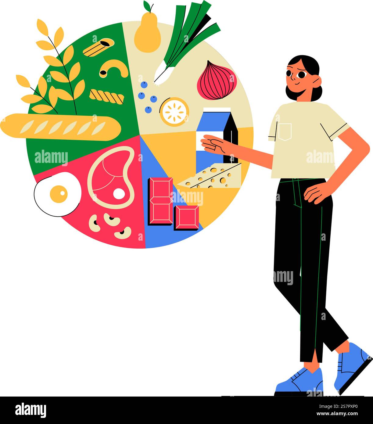 Food pyramid balanced diet hi-res stock photography and images - Alamy