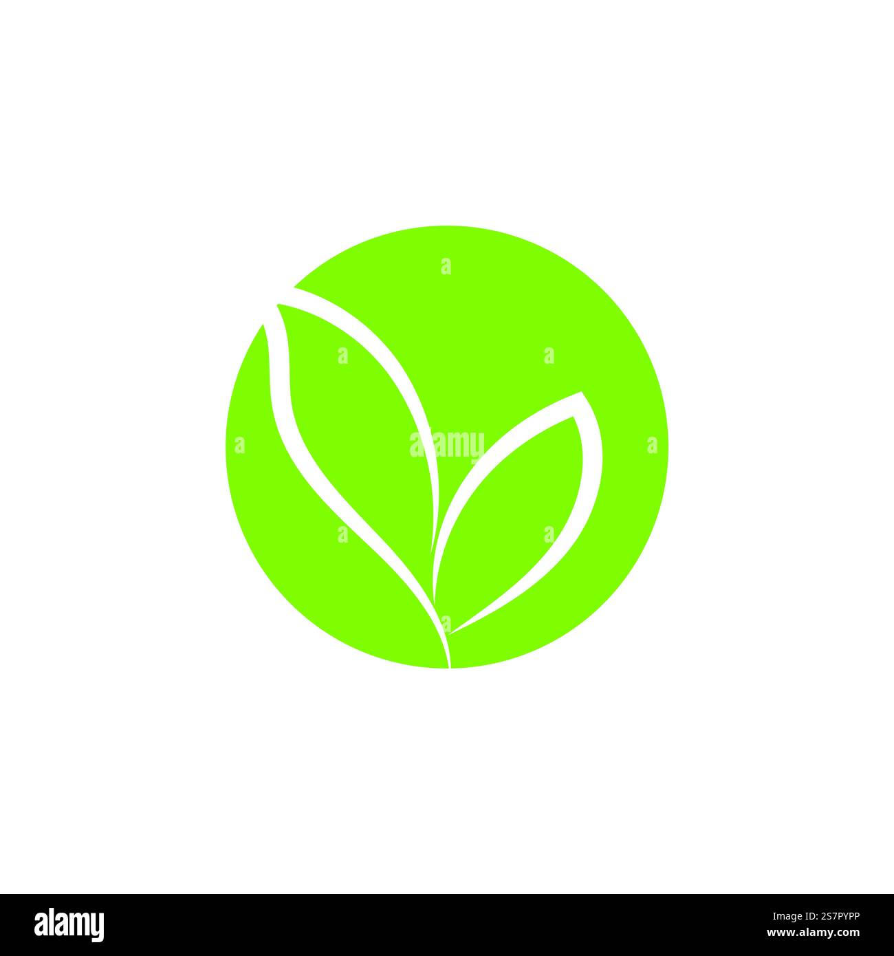 Leaf line logo vector and symbol Stock Vector Image & Art - Alamy