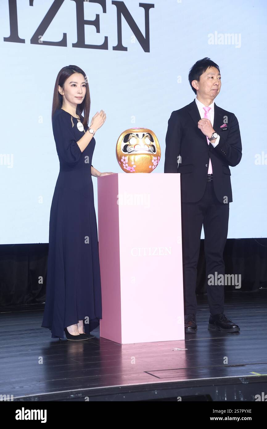 Taiwanese singer and actress Hebe Tien attends an activity in Taipei ...