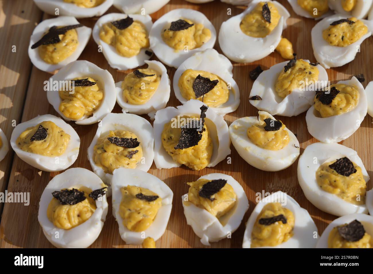 Truffle festival in the medieval town of Sarlat in the Périgord Noir in the southwest of France ...